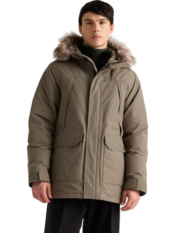 Quince Responsible Down Hooded Parka - Faded Cargo