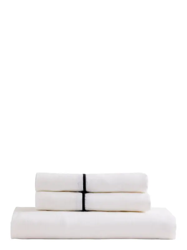 Quince Rima Wool Shag Rug - White/black