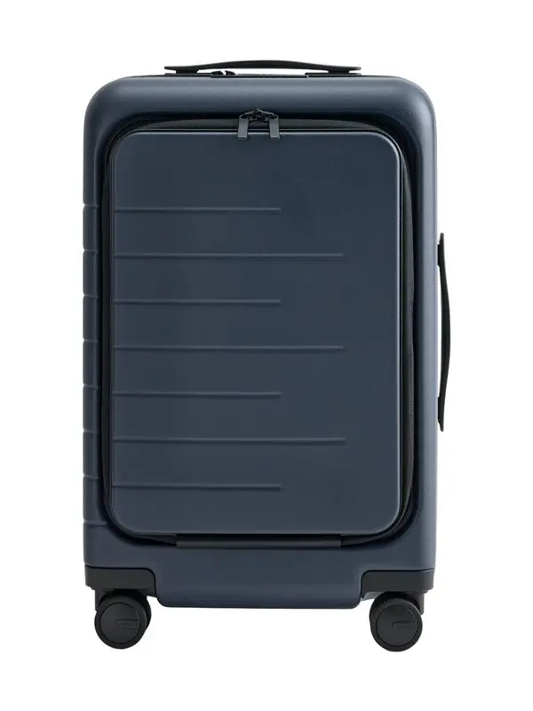 Quince Front Pocket Carry-on Hardshell Suitcase - Navy
