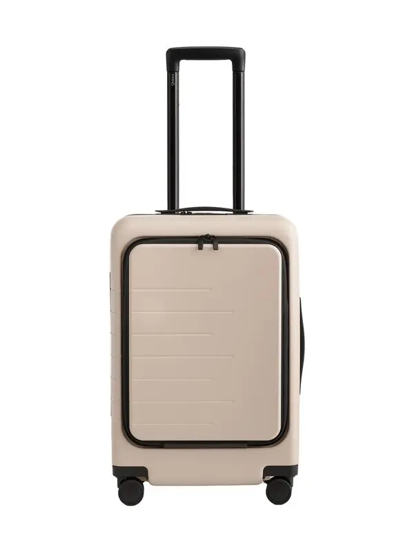 Quince Front Pocket Carry-on Hard Shell Suitcase - Tan