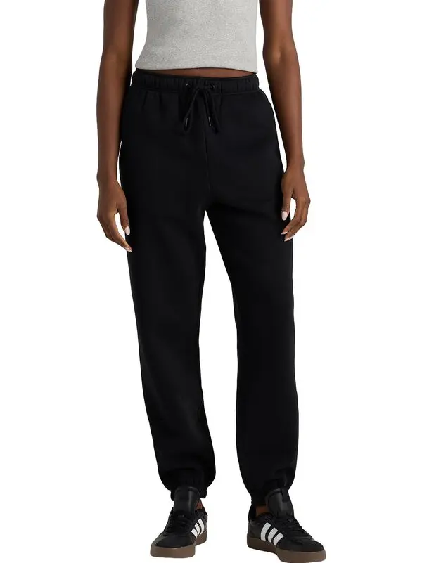 Quince Everyday Fleece Joggers - Black