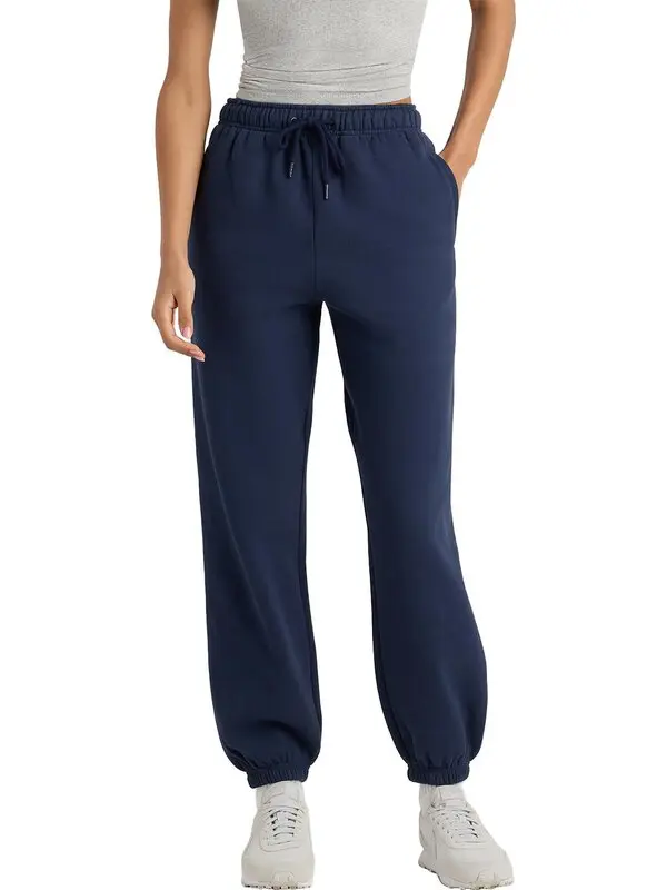 Quince Everyday Fleece Joggers - Washed Deep Navy