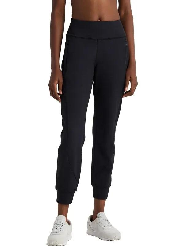 Quince Whistler Mid-rise Thermal Jogger - Black