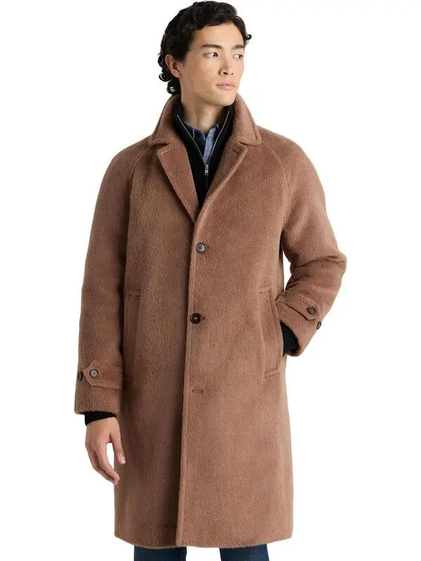 Quince Alpaca-wool Overcoat - Rustic Brown