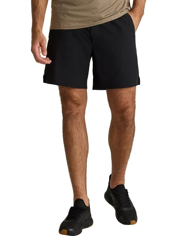 Quince Classic Unlined 7" Run Shorts - Black