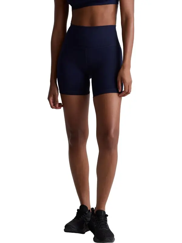Quince High-rise Training Shorts - Deep Navy