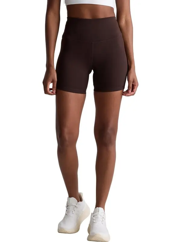 Quince High-rise Training Shorts - Espresso