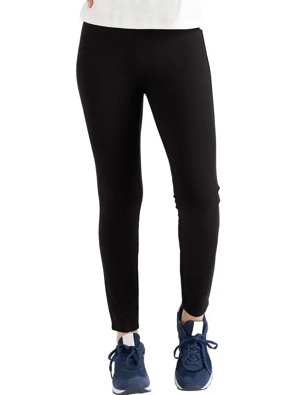 Quince Ultra-stretch Ponte Skinny Pants Tall - Black