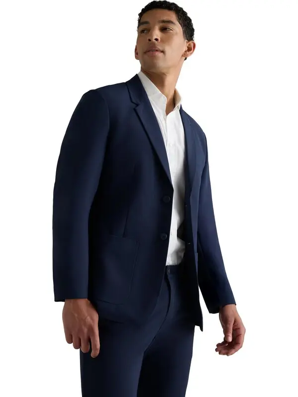 Quince Performance Stretch Technical Blazer - Deep Navy