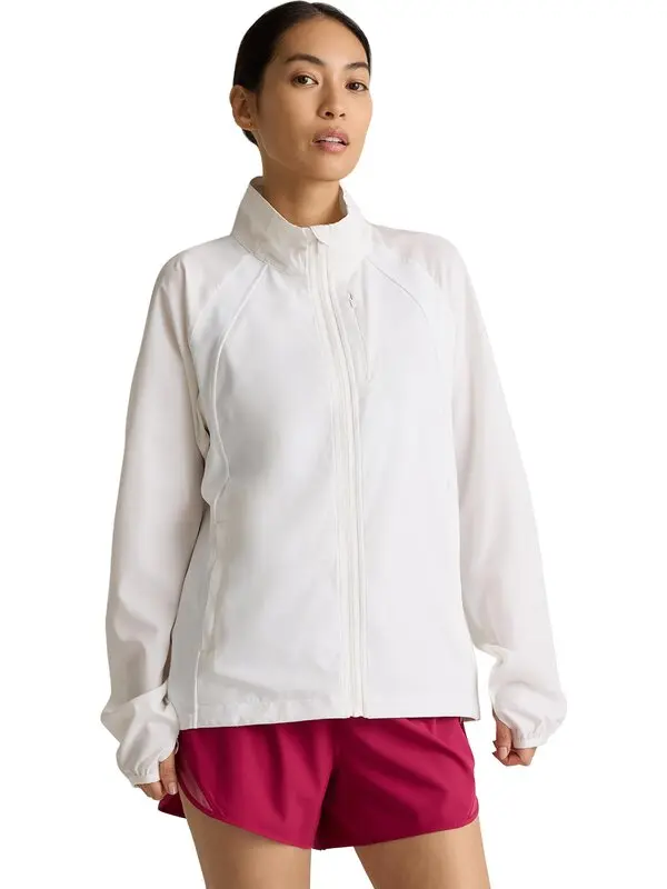 Quince Full-zip Lightweight Jacket - Classic White