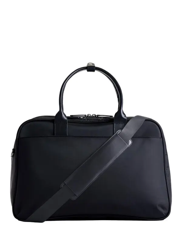 Quince Voyage Nylon Split Travel Bag - Black