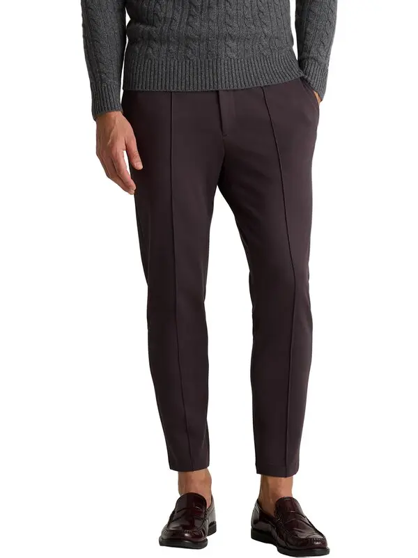 Quince Stretch Knit Pintuck Trouser - Steel