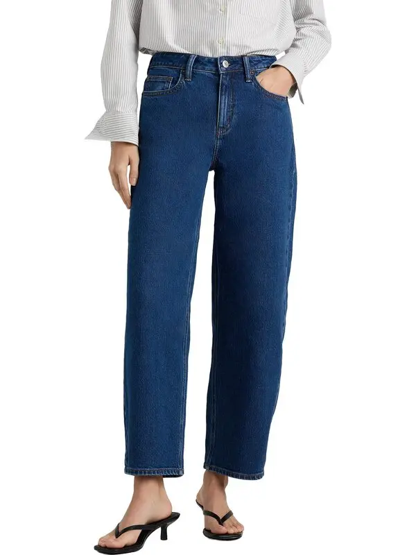 Quince Bella Stretch Barrel Jeans - Obsidian Blue