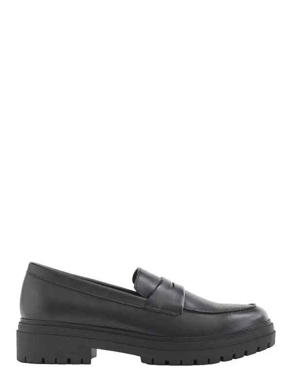 Quince Italian Leather Lug Sole Loafer - Black