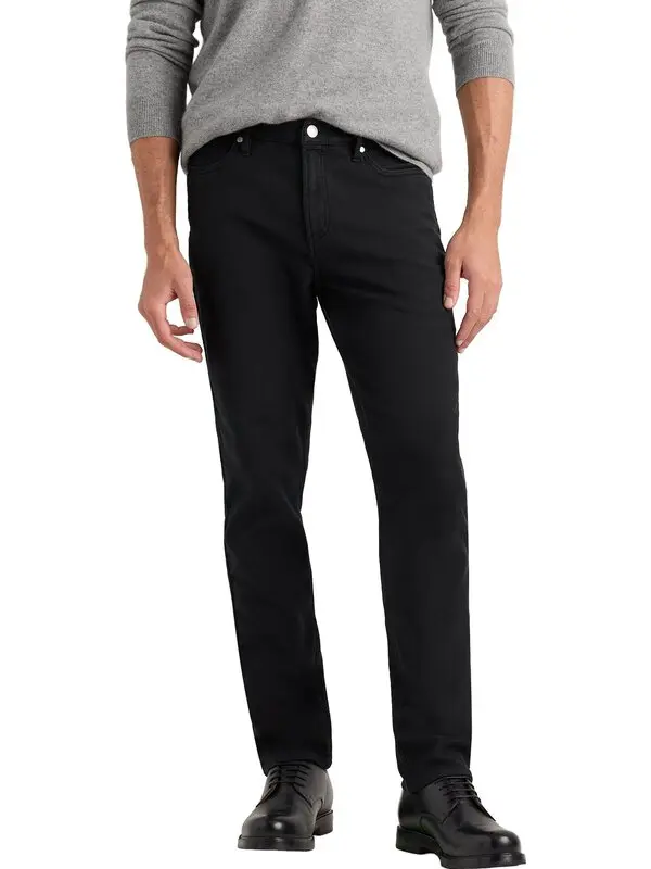 Quince French Terry 5-pocket Pants - True Black