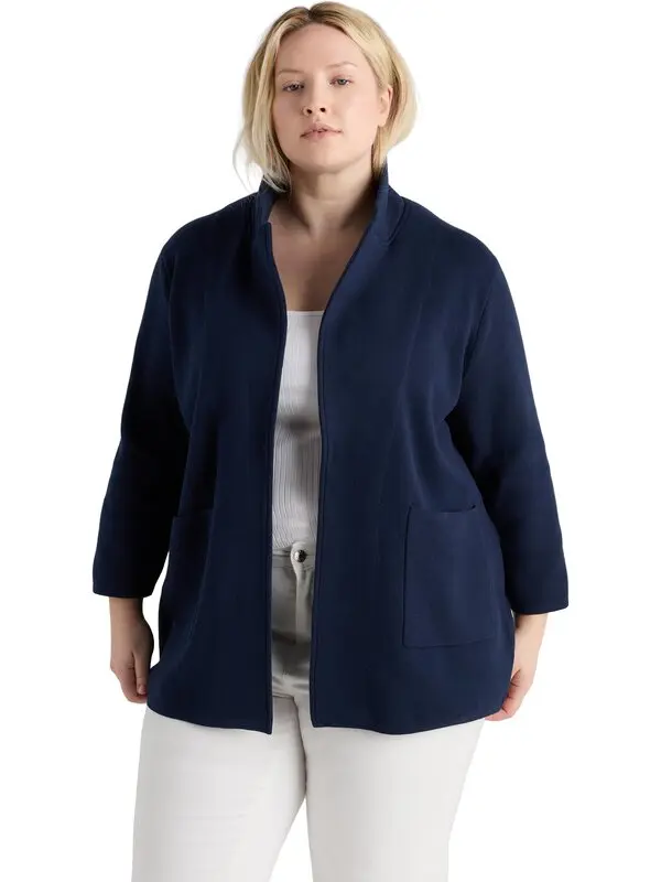 Quince Knit Blazer - Navy