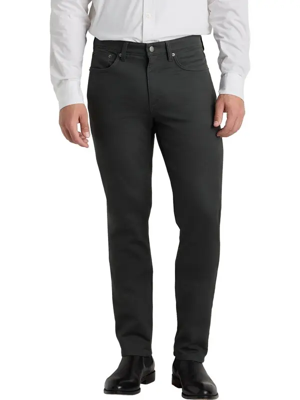 Quince Comfort Stretch Traveler 5-pocket Slim Pants - Dark Charcoal