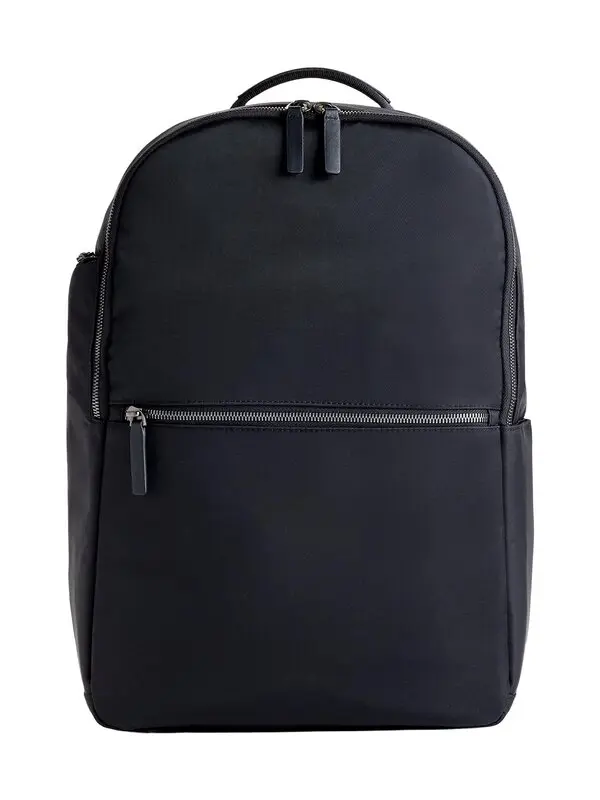 Quince Voyage Nylon Slim Travel Backpack - Black