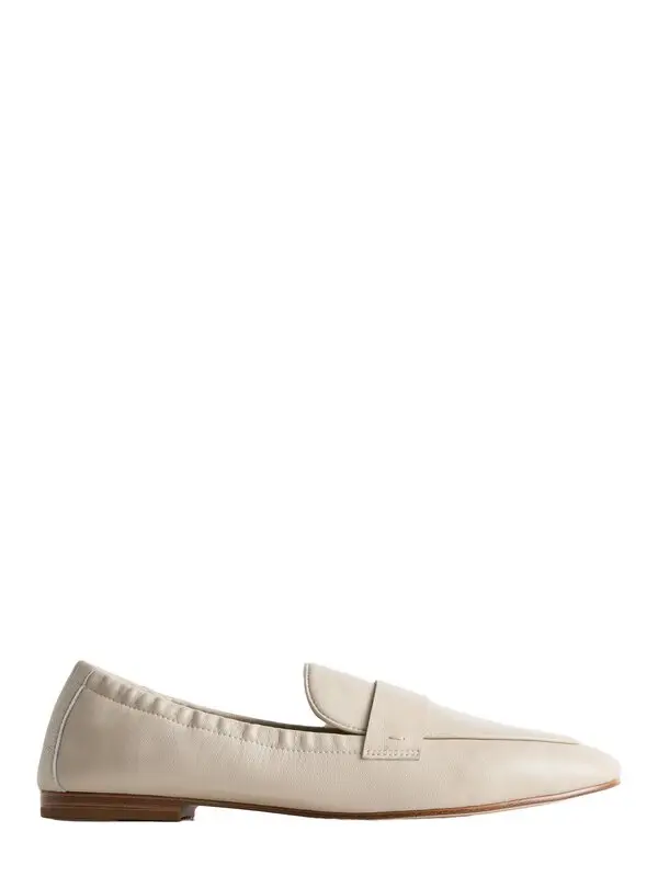 Quince Italian Leather Soft Loafer - Almond