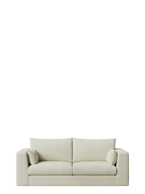Quince Oasis Sofa In Performance Linen - Ivory