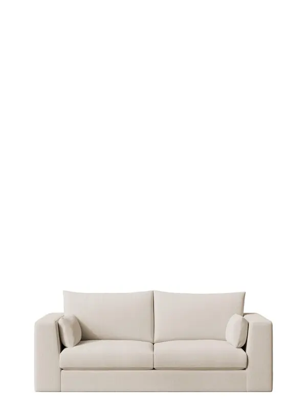 Quince Oasis Sofa In Performance Linen - Pearl