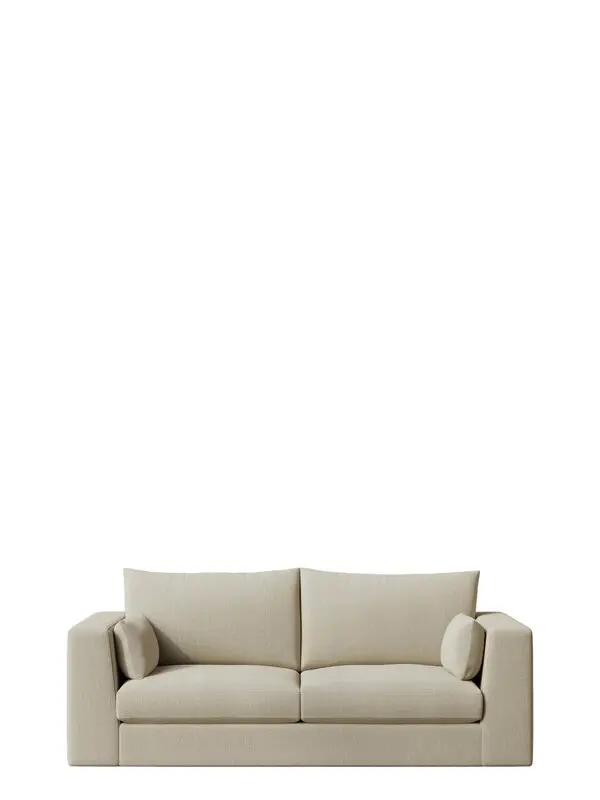 Quince Oasis Sofa In Performance Linen - Sand