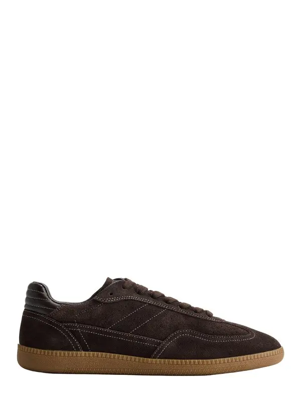 Quince Italian Suede Gum Sole Sneaker - Coffee Bean