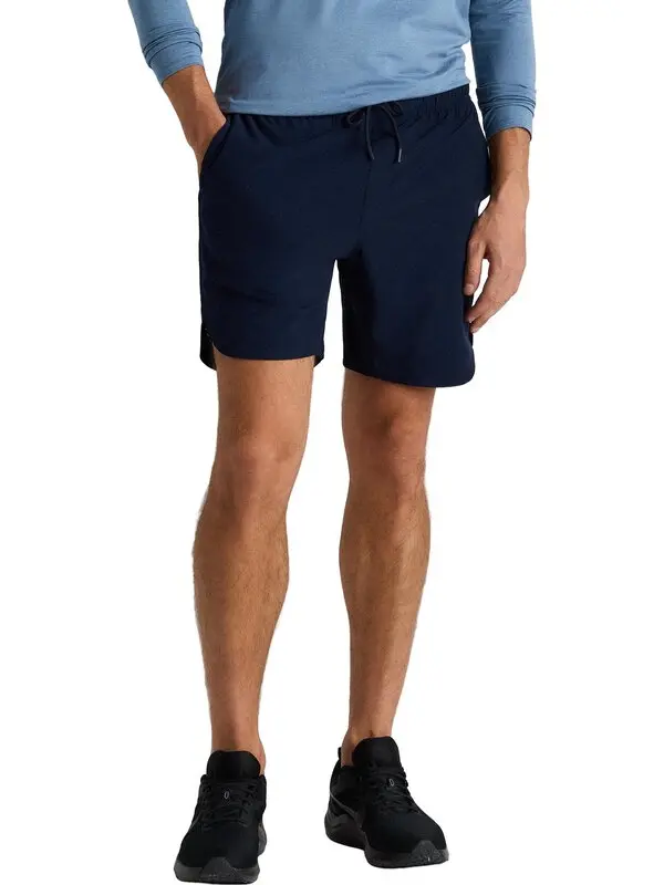Quince Sweat Tech Training Unlined Shorts - Deep Navy