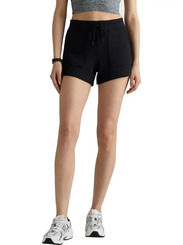 Quince High-rise Sweatshorts - Black