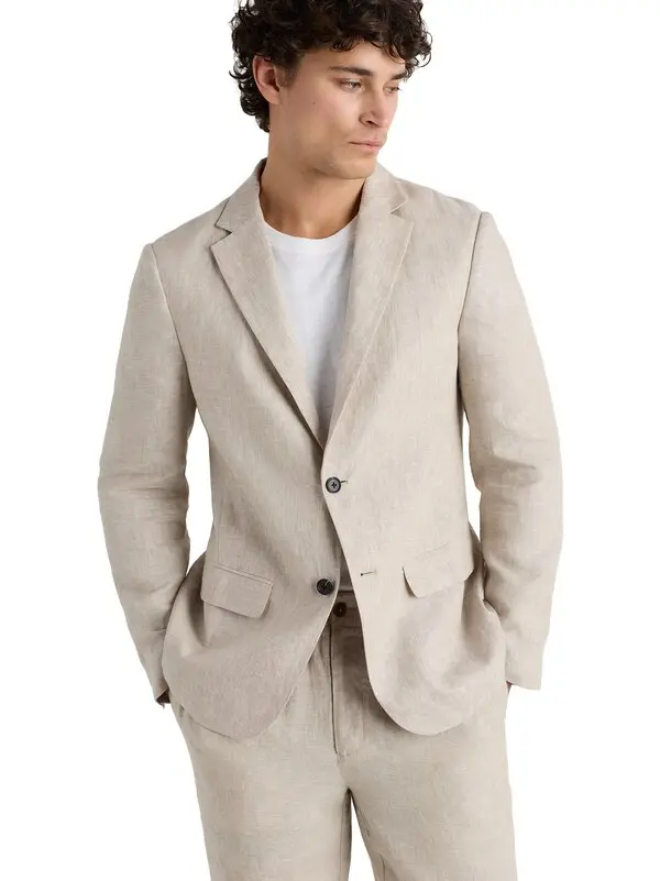 Quince 100% European Linen Blazer - Flax