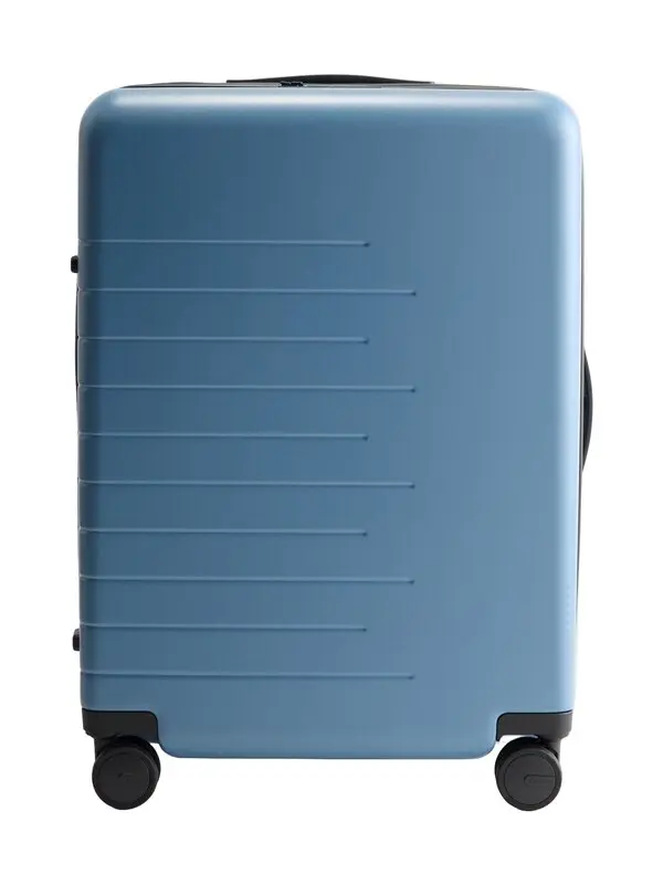Quince Expandable Medium Check-in Suitcase - Blue