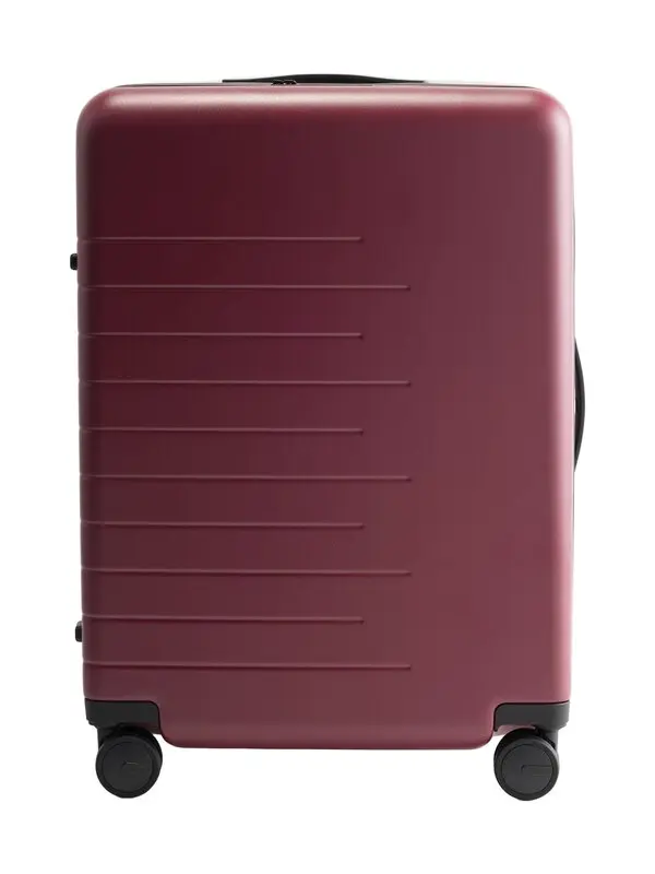 Quince Expandable Medium Check-in Suitcase - Wine