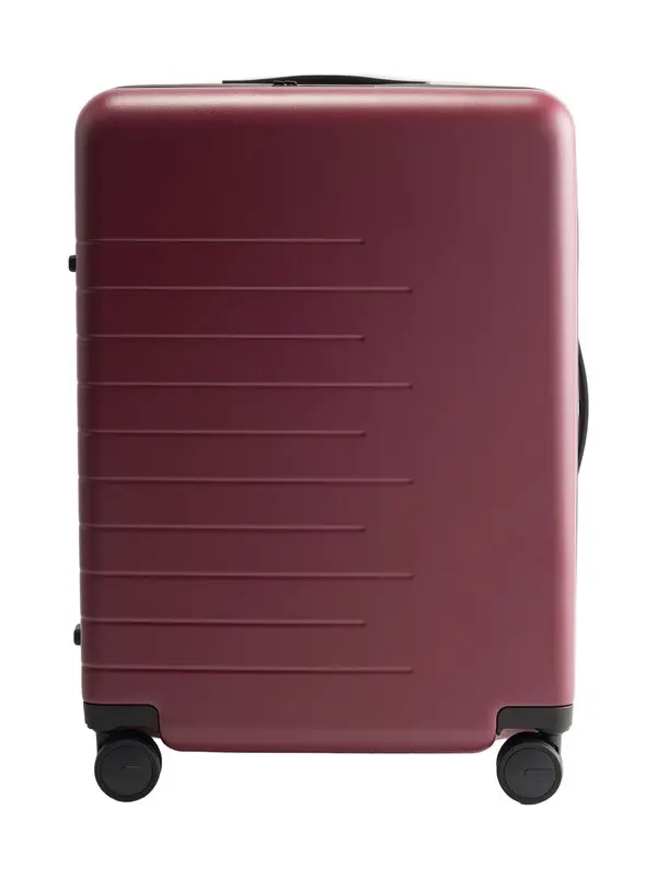 Quince Expandable Medium Check-in Suitcase - Wine