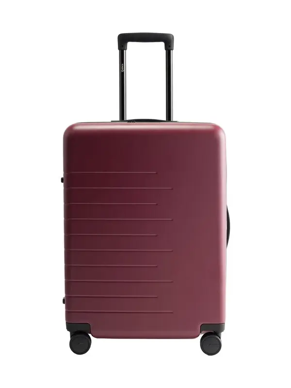 Quince Expandable Medium Check-in Suitcase - Wine