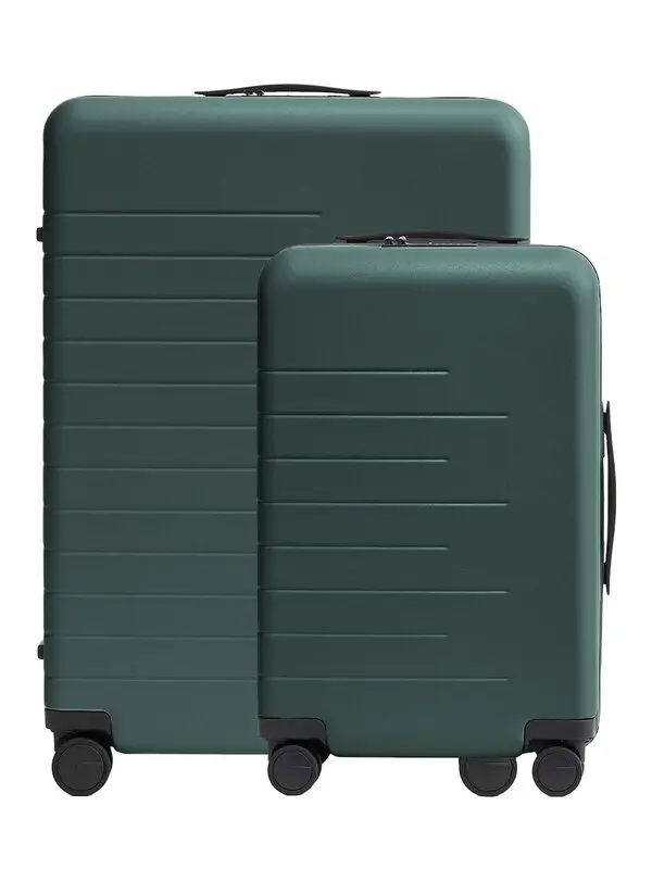 Quince Suitcase Set - Dark Green