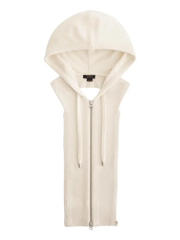 Quince Organic Heavyweight Fleece Hoodie Blazer Insert - Ivory