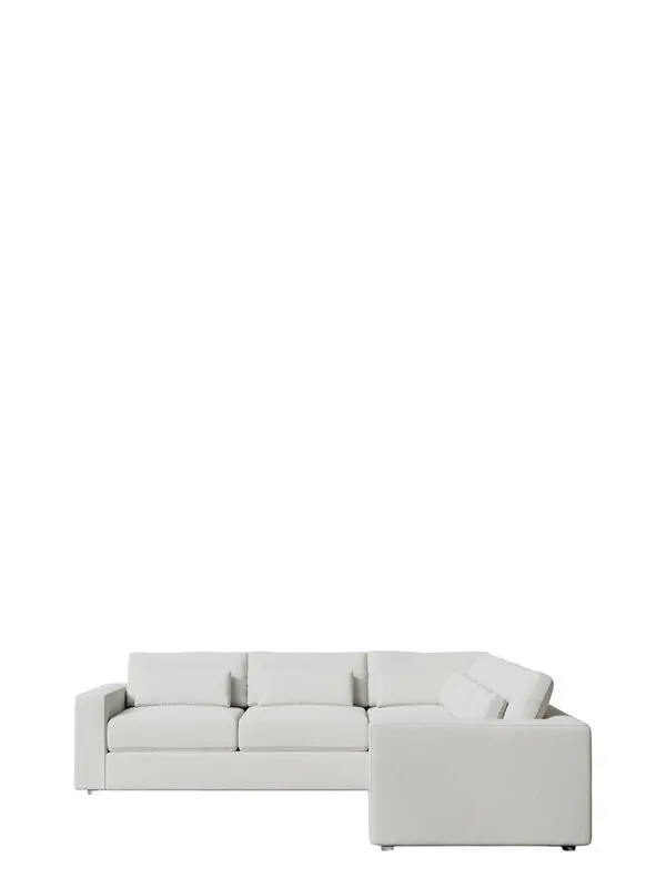 Quince Ashford Deep Seat L Sectional - Snow