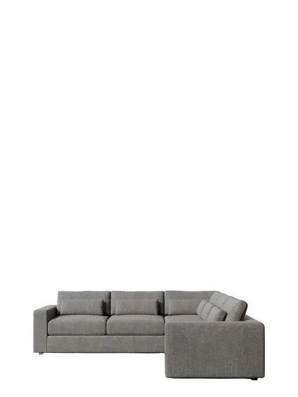 Quince Ashford Deep Seat L Sectional - Slate