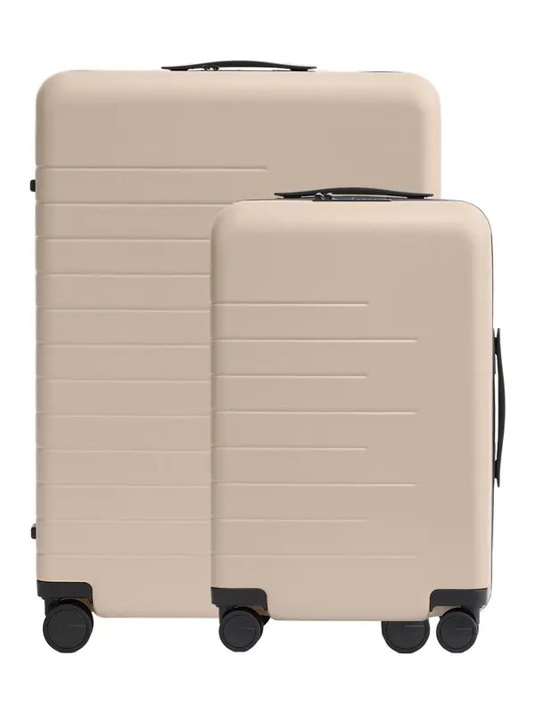 Quince Expandable Suitcase Set - Tan