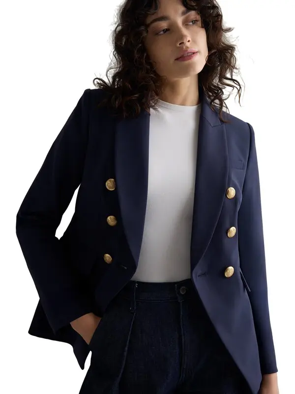 Quince Convertible Blazer - Navy