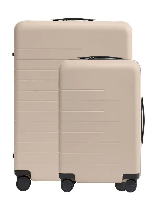 Quince Expandable Carry-on And Large Check-in Suitcase Set - Tan