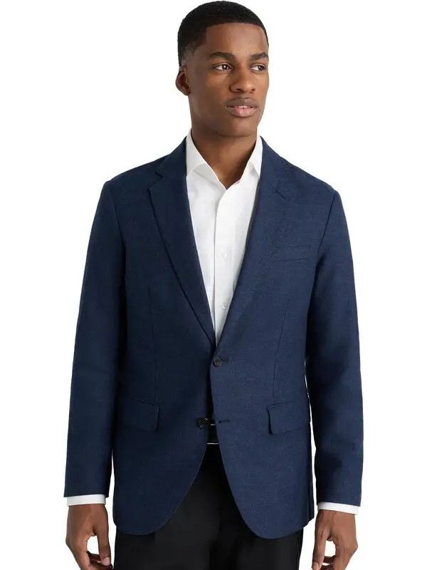 Quince Cashmere Blazer - Heather Navy