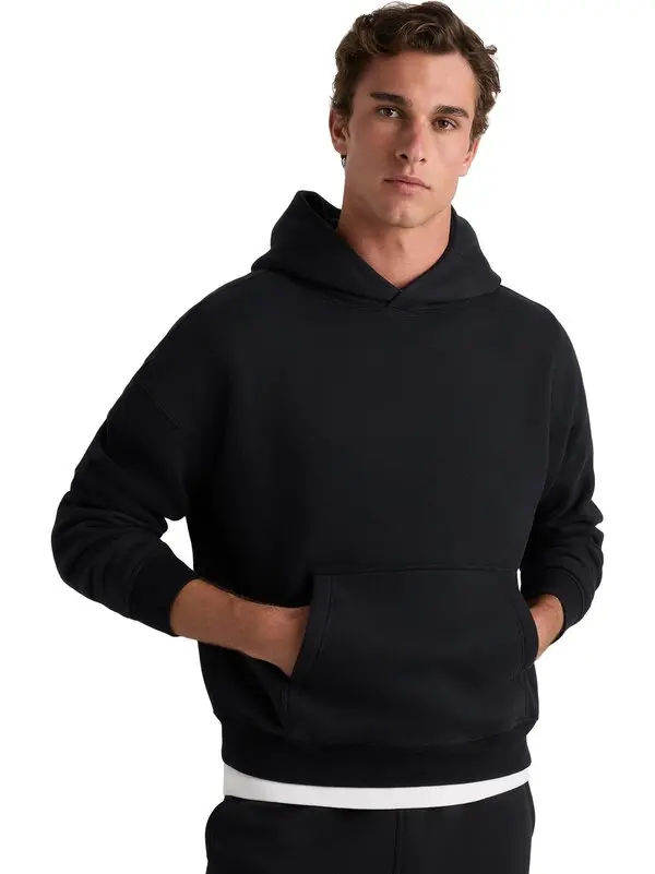 Quince Everyday Fleece Hoodie - Black