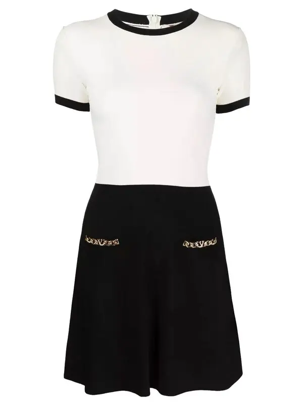 Valentino Garavani Vlogo Short-sleeve Minidress - Black