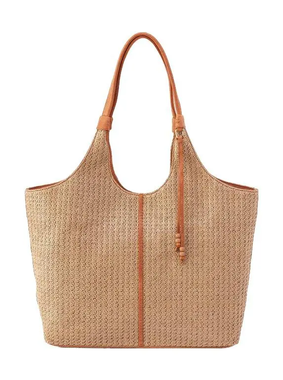 Hobo La Jolla Straw & Leather Tote - Meadow Woven Straw