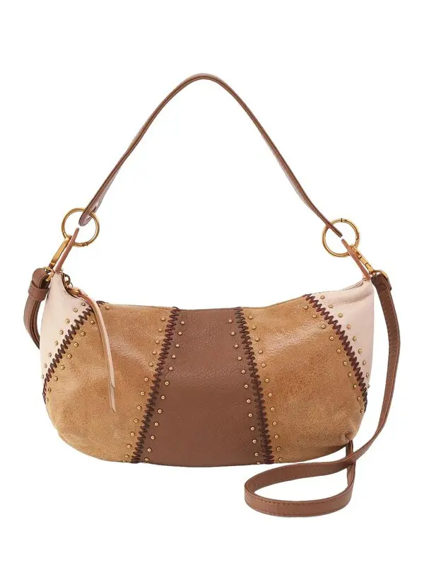 Hobo Mini Opal Leather Shoulder Bag - Timber Brown