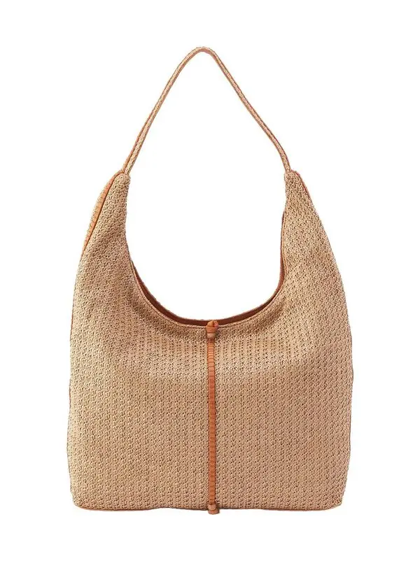 Hobo La Jolla Straw & Leather Bag - Meadow Woven Straw