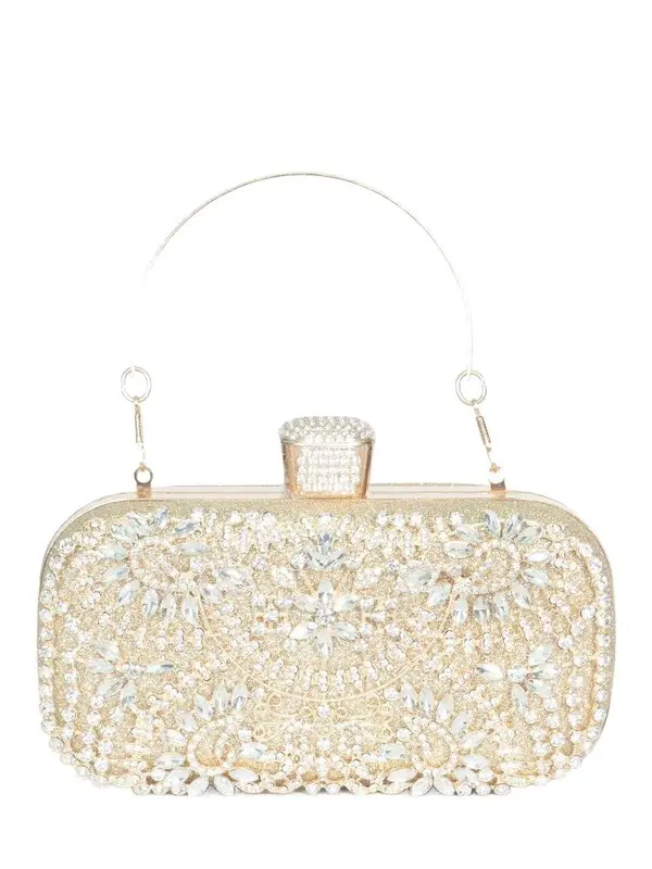LAUREN LORRAINE Sofie Embellished Clutch - Gold
