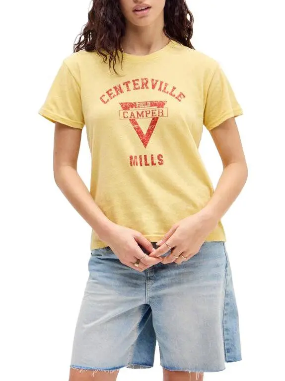 BDG URBAN OUTFITTERS Centerville Graphic T-shirt - Yellow