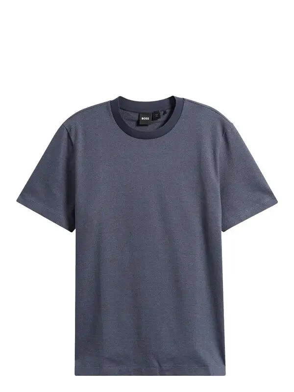BOSS Thompson Solid T-shirt - Dark Blue